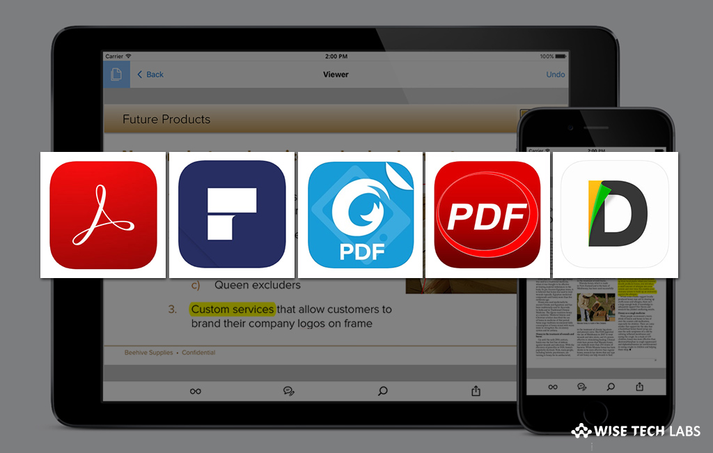 5 Best PDF Reader Apps For IPhone Or IPad In 2019 Blog Wise Tech Labs